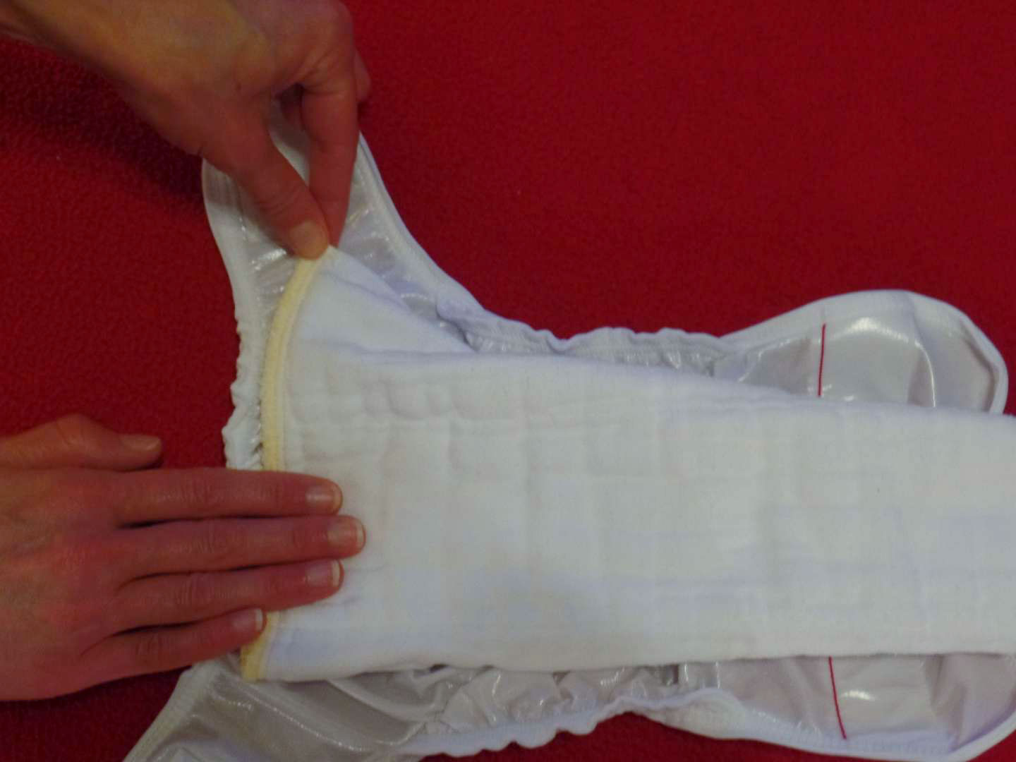 How to cloth diaper a newborn with prefolds - Mother Nature's Diaper ...